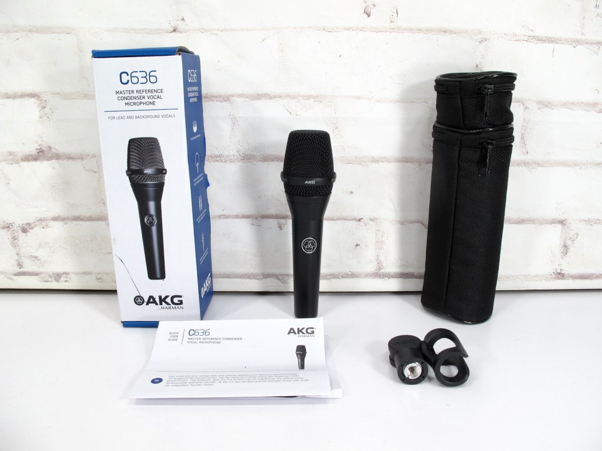 AKG C636 Master Reference Handheld Vocal Condenser Microphone – ZeereeZ