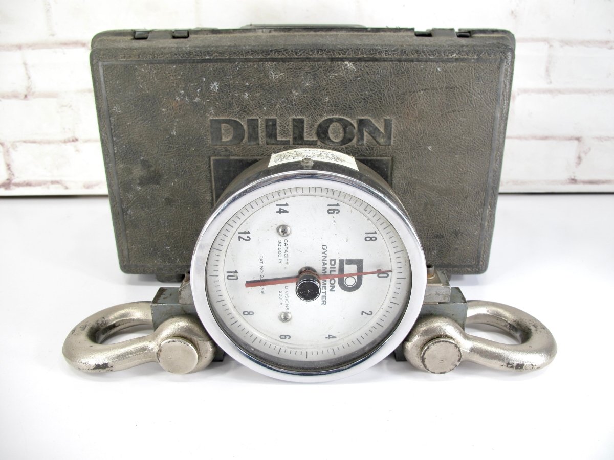 Dillon Dynamometer AP 2000-20000 lb 5" Dial 200lb Divisions Wire Tensi – ZeereeZ