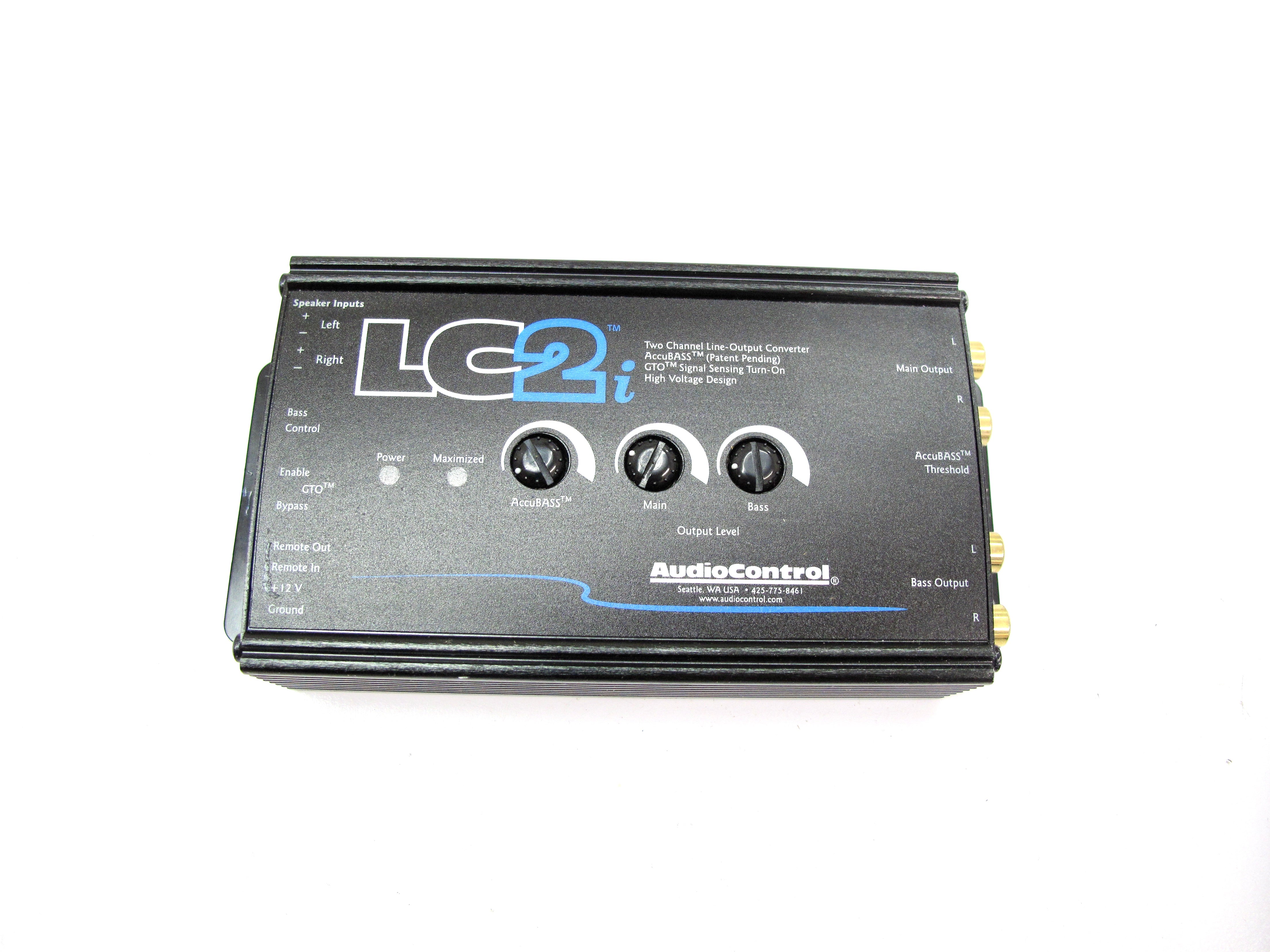 Audio Control LC2i 2 Channel Line Out Converter Accubass and Subwoofer ...