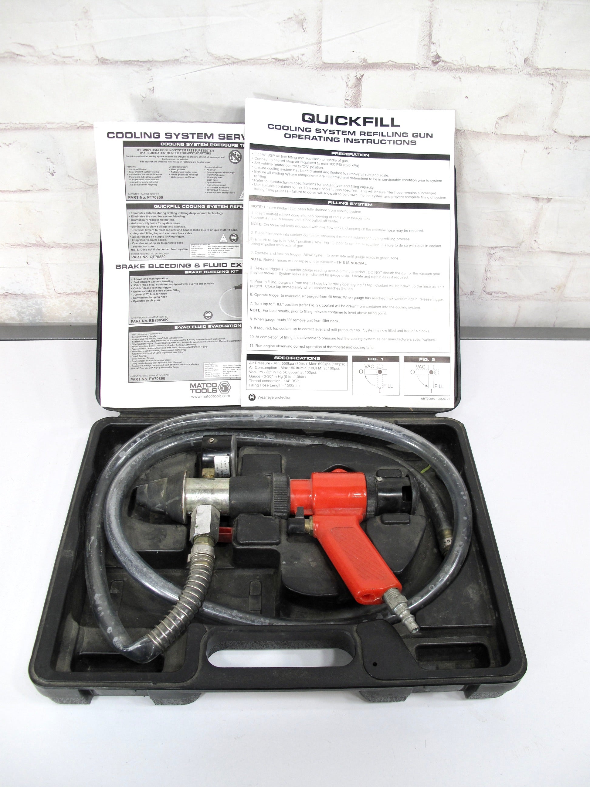 Matco Tools QF70880 Quickfill Radiator Check And Fill System – ZeereeZ