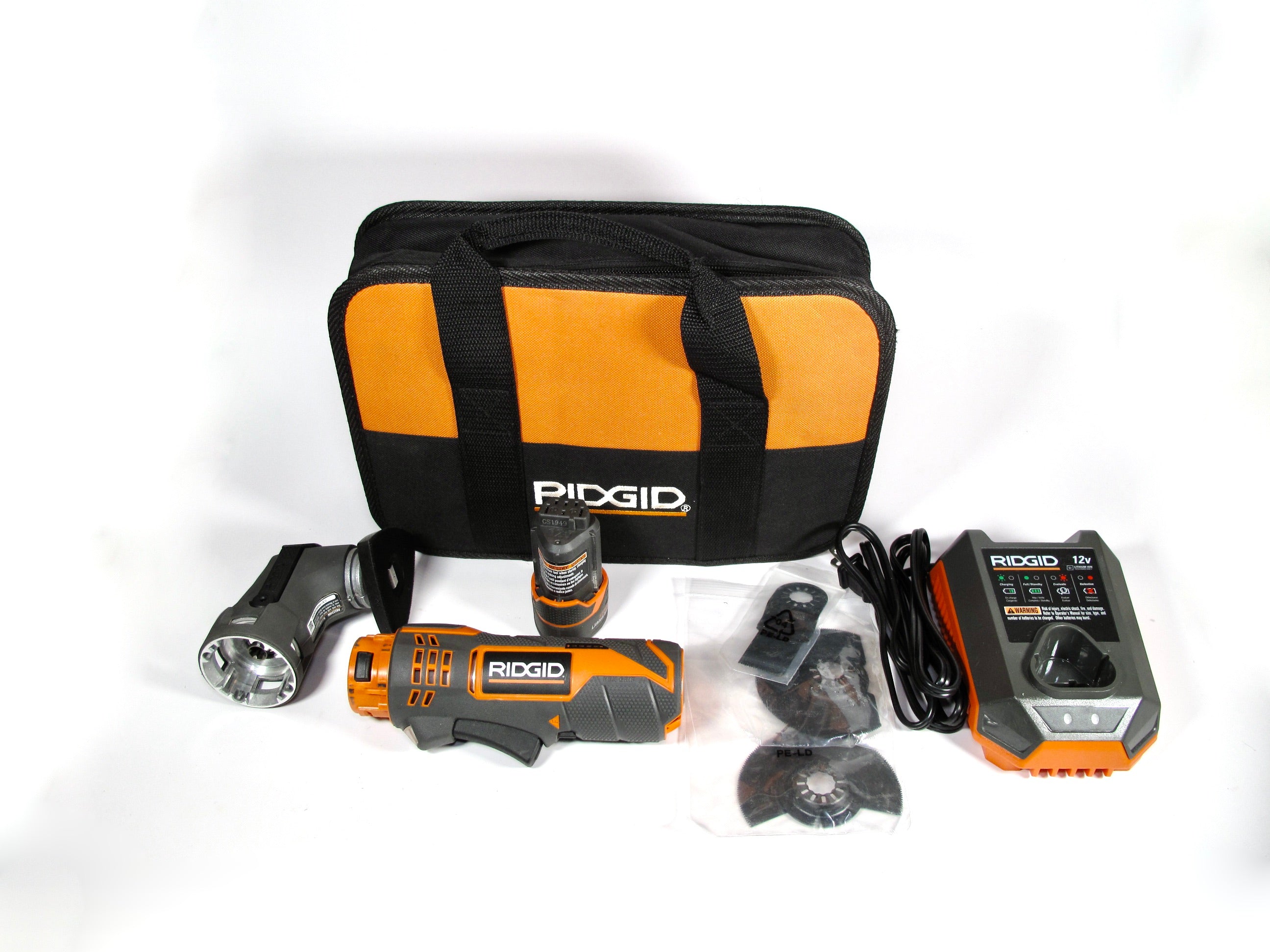 Ridgid Job Max 12v R8223500 Power Handle w/ Multi Tool Attachment R822 ...