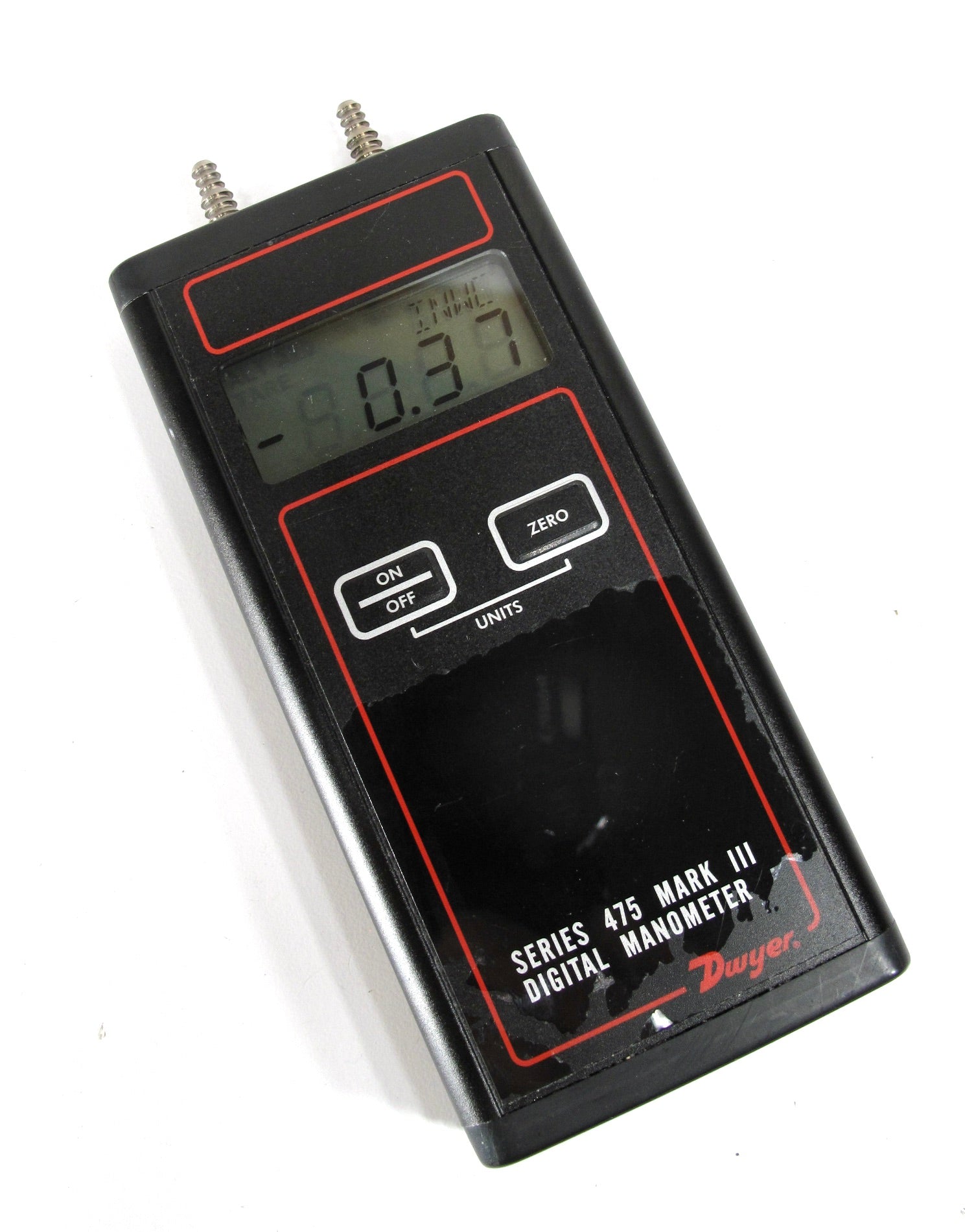 Dwyer 475-1-FM Mark III Handheld Digital Manometer, FM, 0-20" w.c. 10 ...