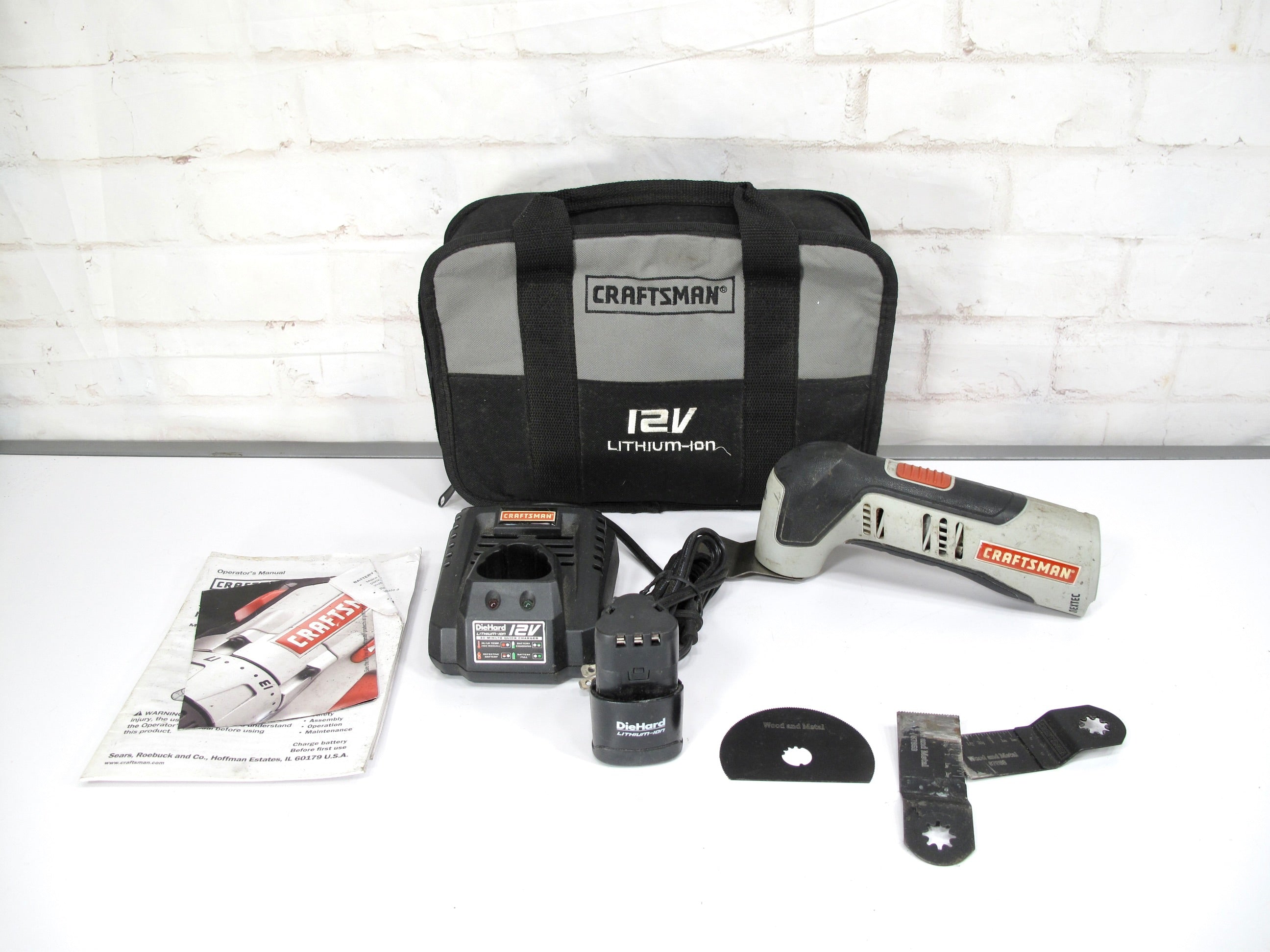 Craftsman Nextec Multi-Tool 320.61199 12V Oscillating Tool W/ Battery ...