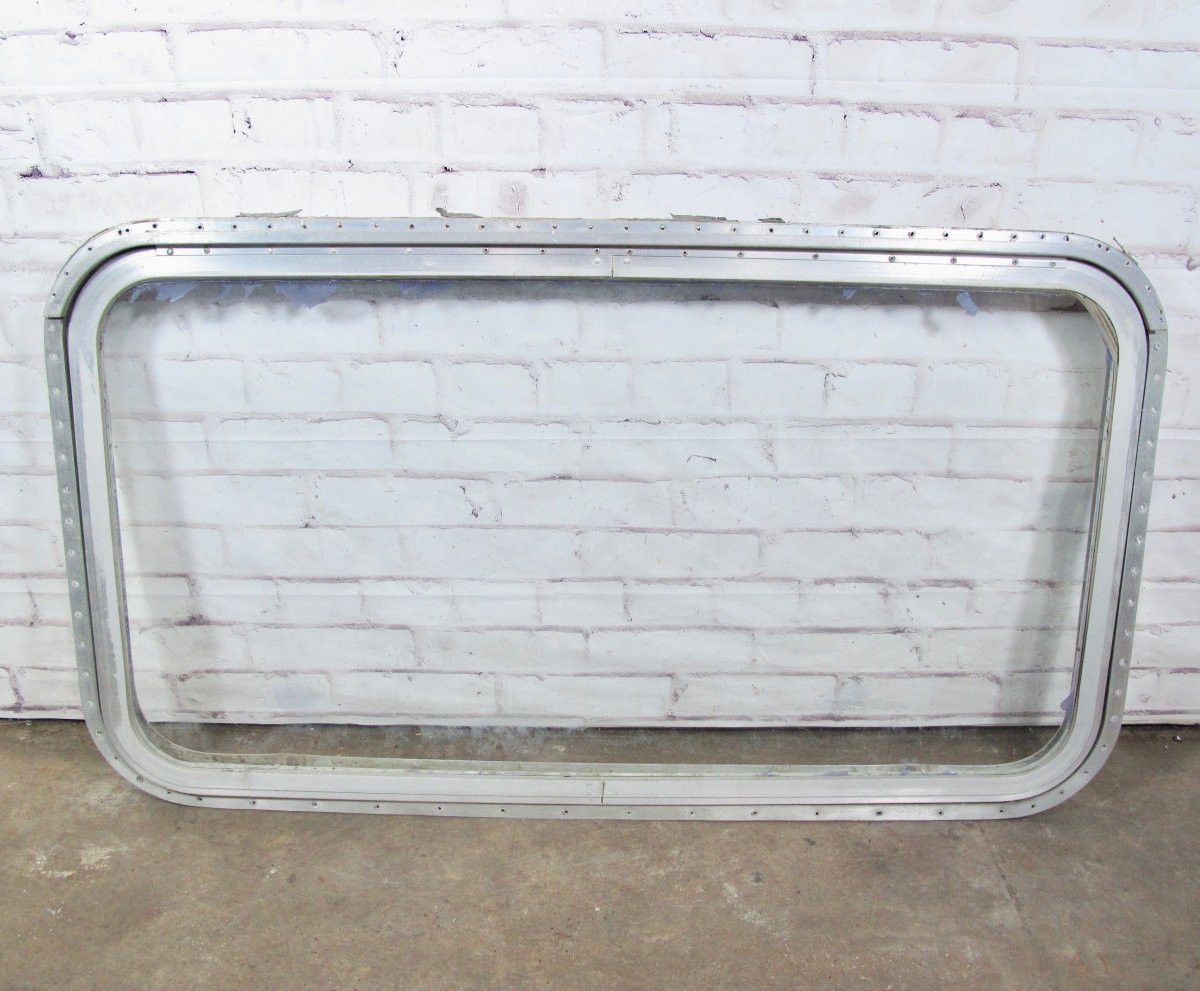 Airstream Single Pane Glass Rear Window Assembly for Mid 1970s Trailer ...