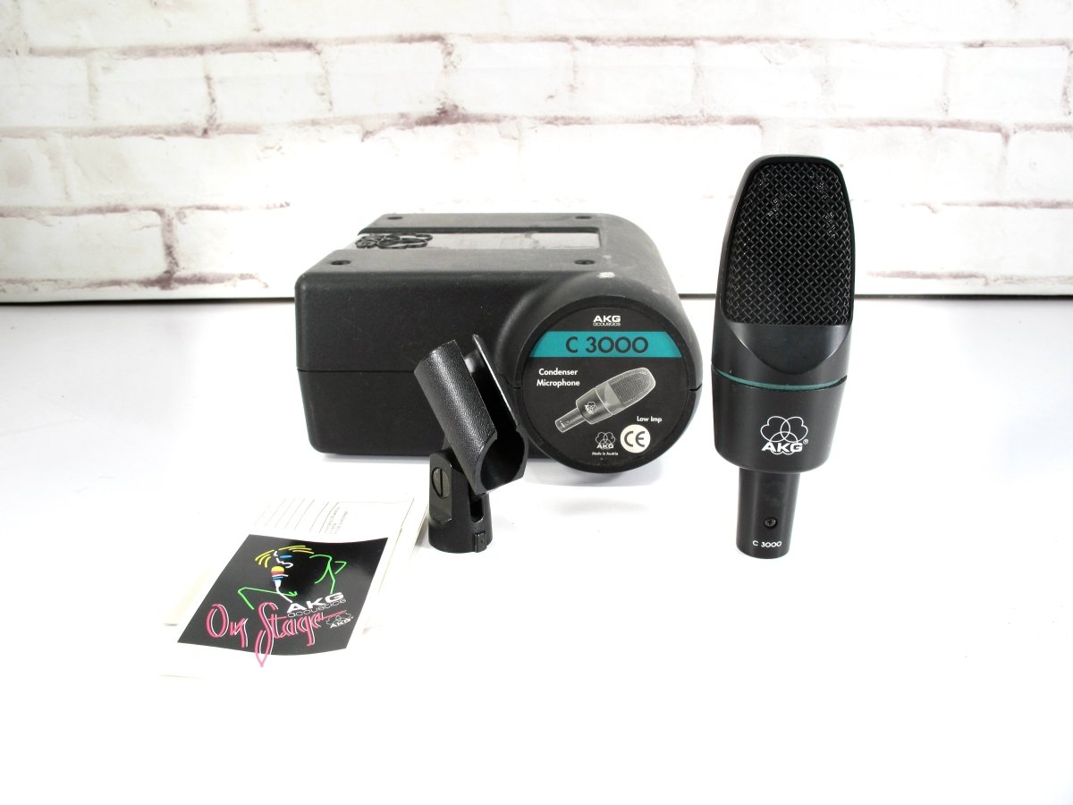 AKG C-3000 Large Diaphragm Recording Condenser Studio Microphone – ZeereeZ