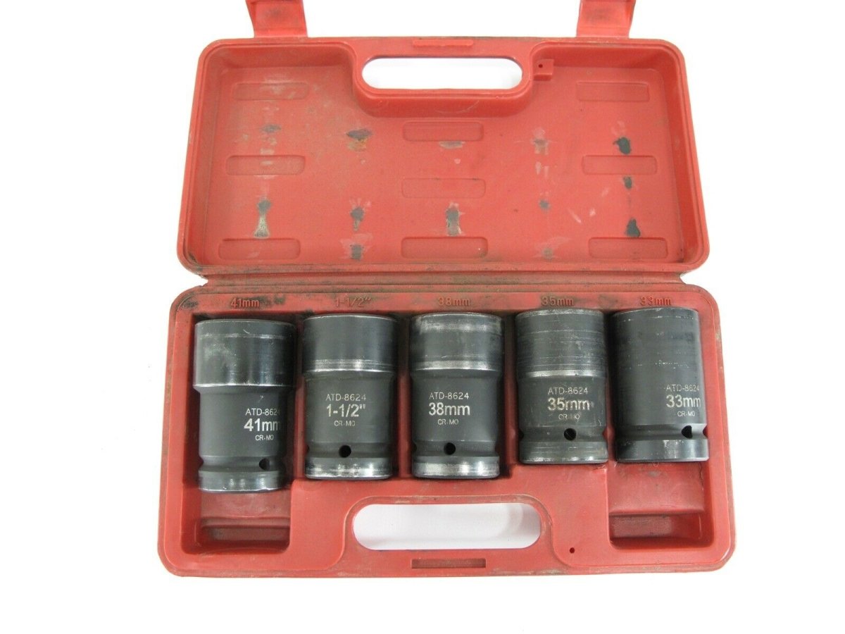 ATD Tools ATD-8624 1 Inch Drive Budd Wheel Socket Set 5 Pc – ZeereeZ