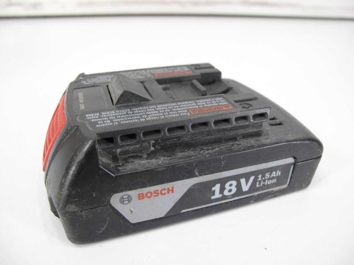 Bosch BAT611 18V Lithium-Ion 1.5Ah Rechargeable Power Tool Battery ...