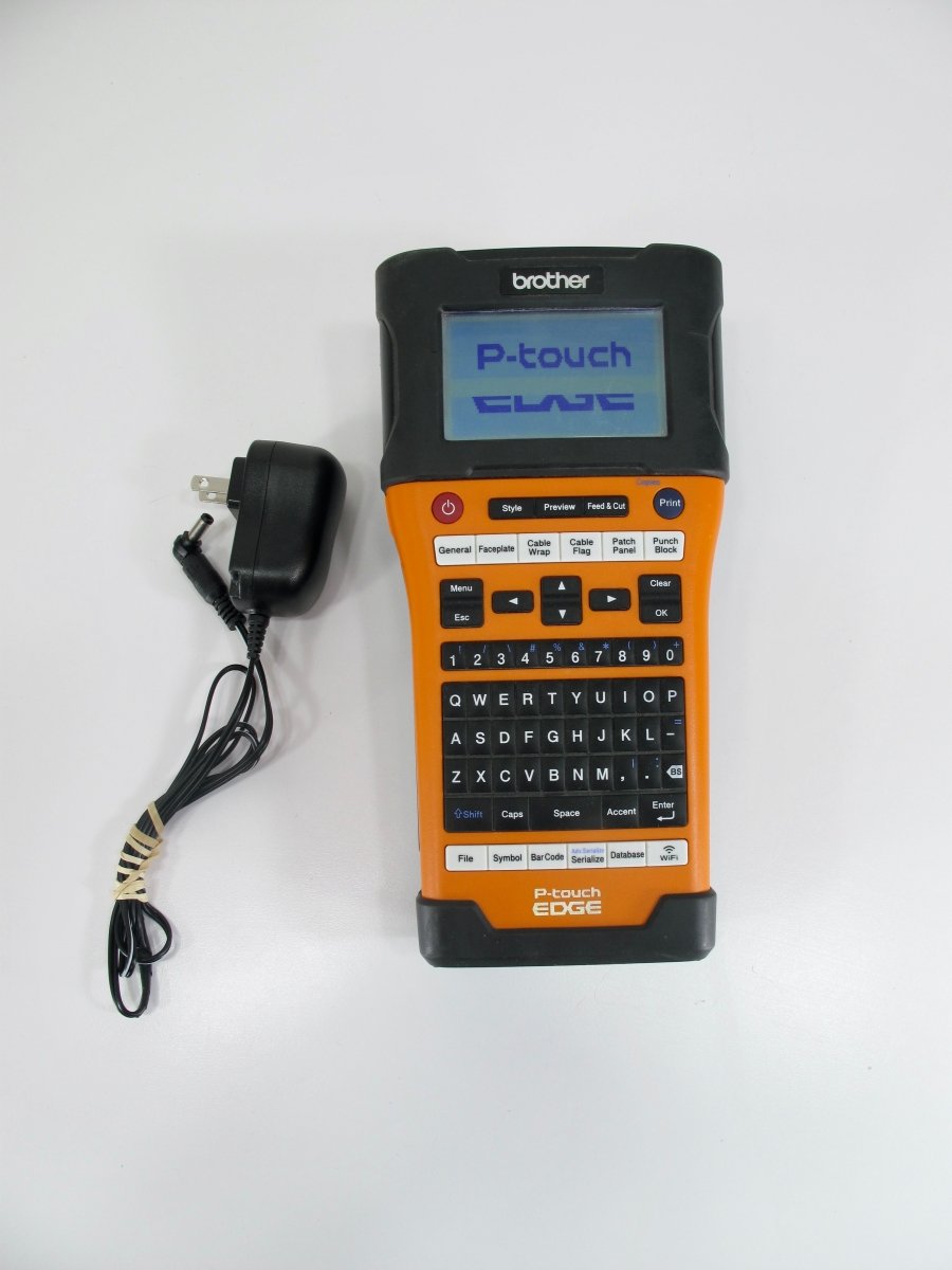 Brother P-touch EDGE PT-E500 Handheld Industrial Electronic Label Make ...
