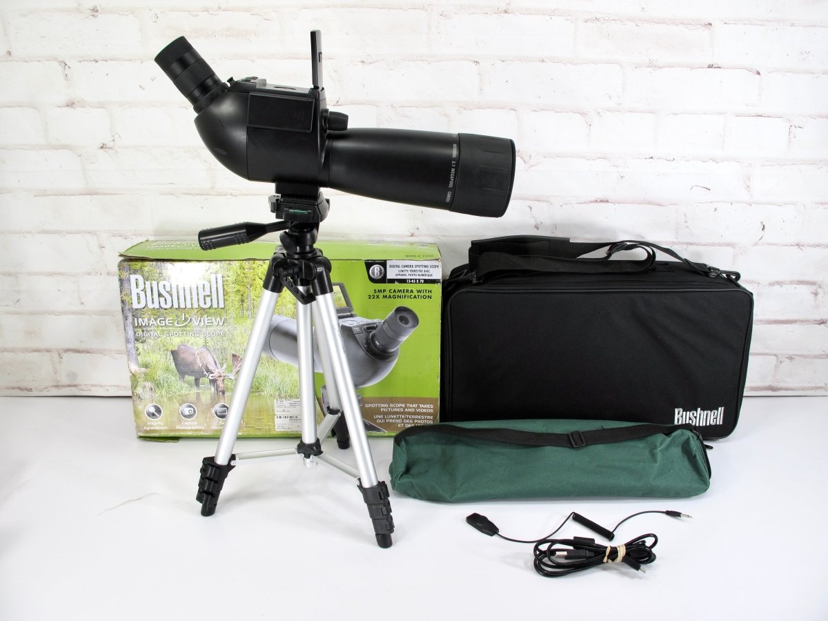 Bushnell Image View 22x 5MP 15-45x70 Digital Camera Spotting Scope ...