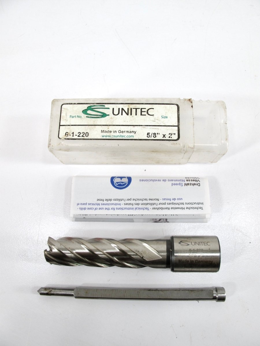 CS Unitec 6-1-220 5/8" x 2" Unibroach High Speed Steel Annular Cutter ...
