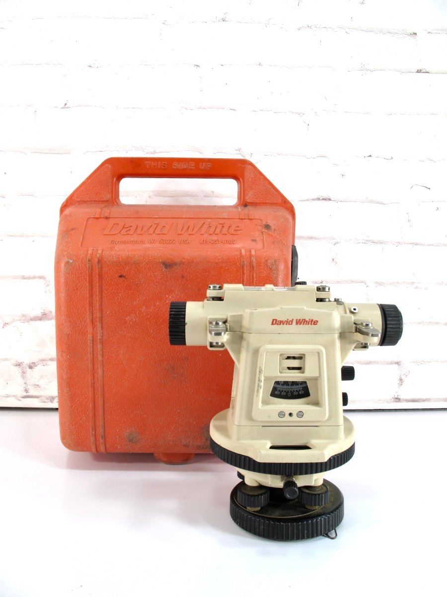 David White LT8-300P 26x Transit Level Surveyor Construction Tool w/ C ...