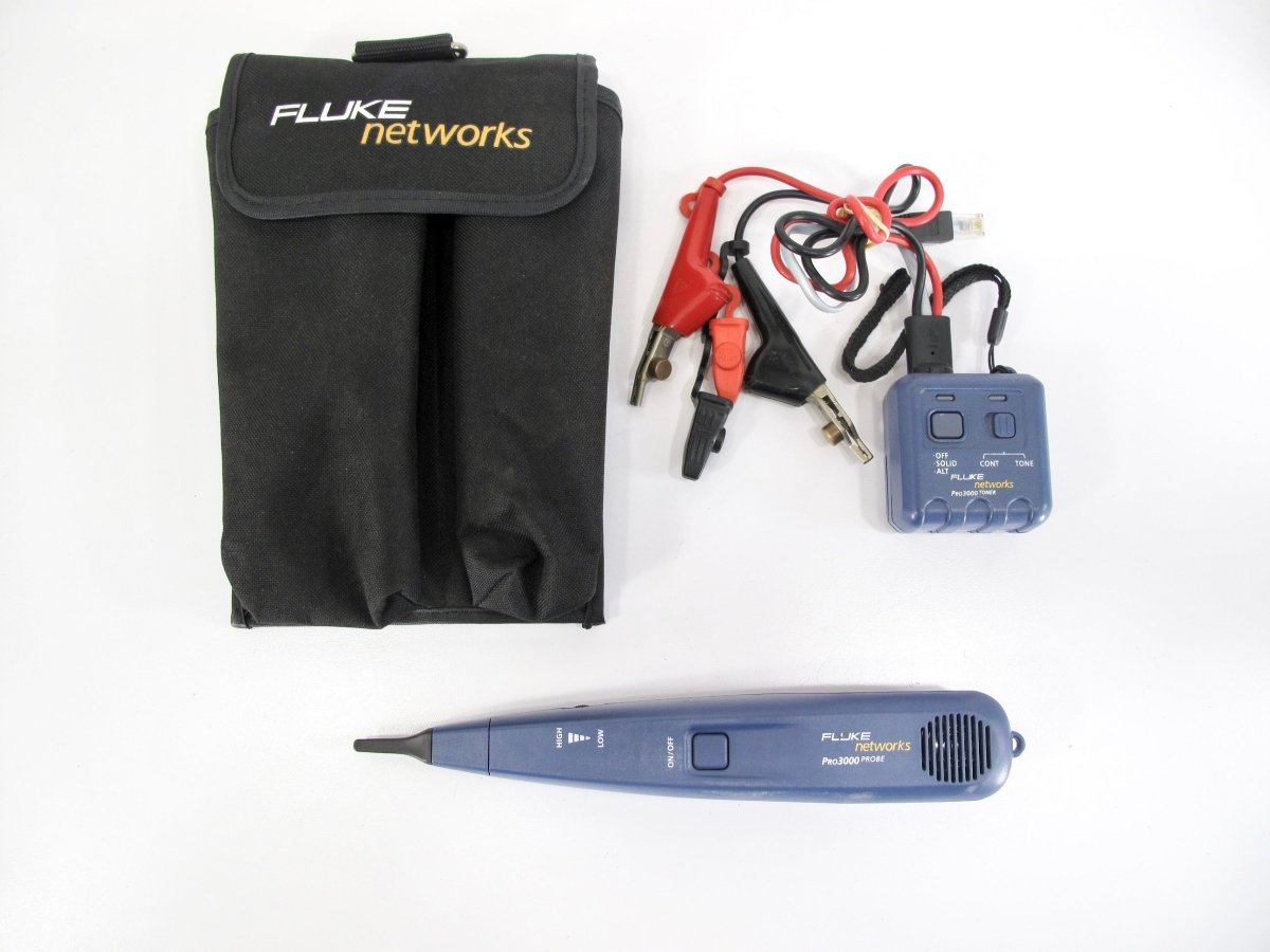 Fluke PRO3000 Analog Telecom Probe & Toner Kit 26000900 – ZeereeZ