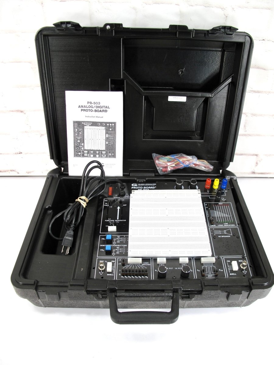 Global Specialties PB-503 Proto Board Analog & Digital Design Trainer ...