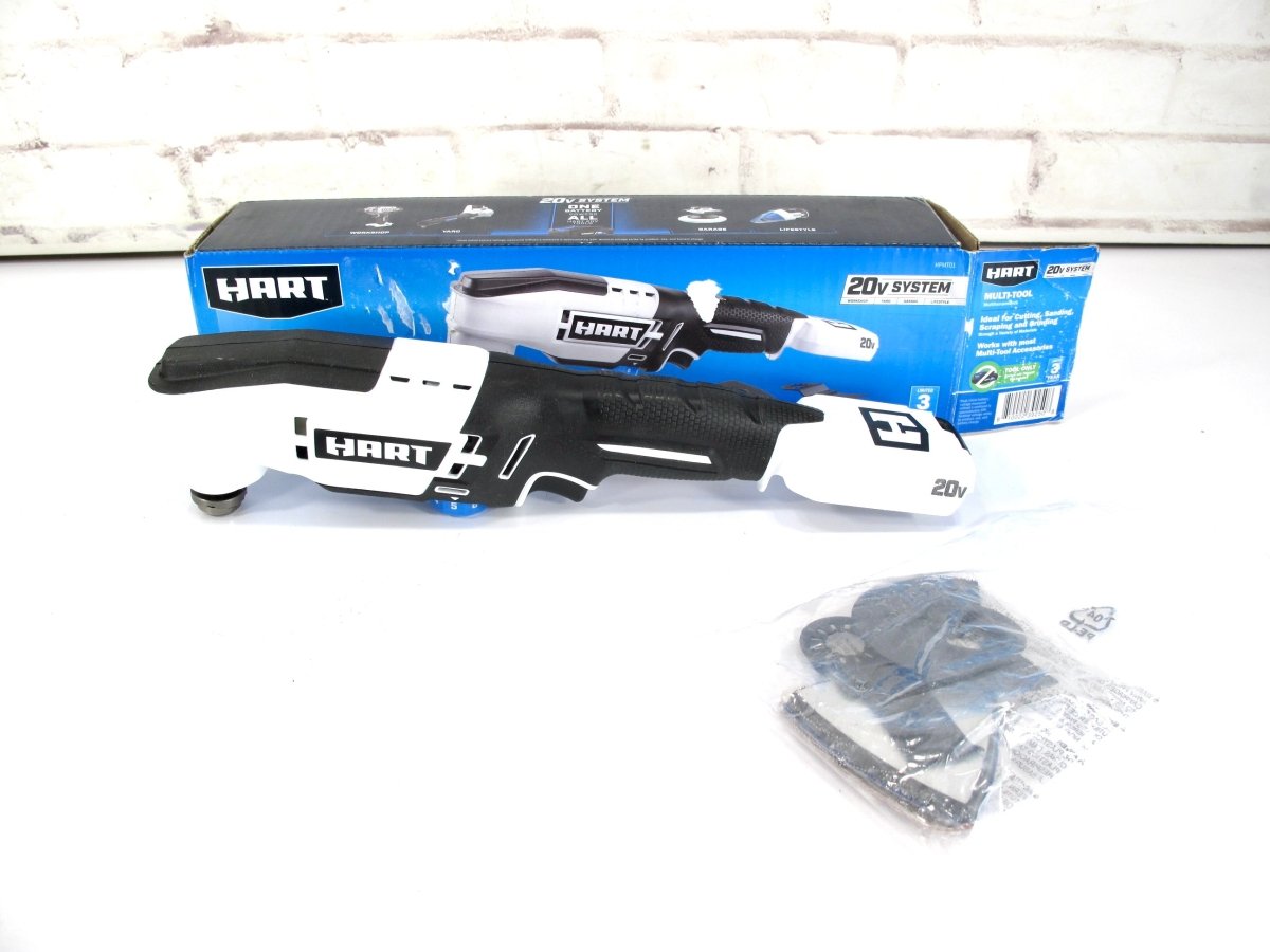 Hart HPMT01VN 20-Volt Cordless Oscillating Multi-Tool with Accessories ...