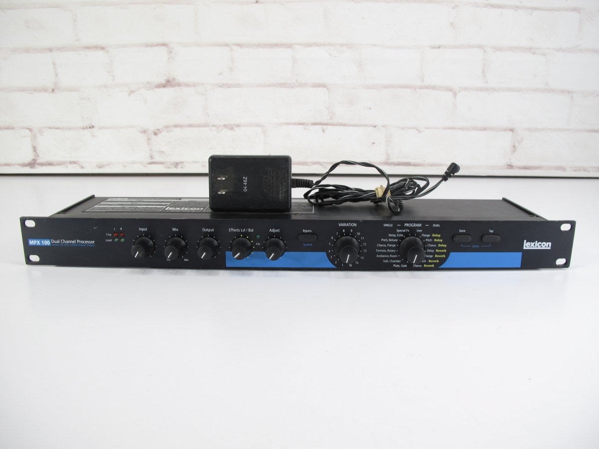 Lexicon MPX 100 2 Channel Rack Mount Muti Effects Processor – ZeereeZ