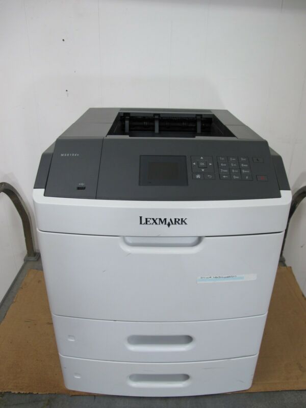 Lexmark MS810dn Network Ready Duplex Monochrome Business Laser Printer ...