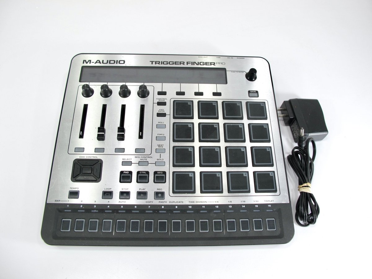 M-Audio Trigger Finger Pro Pad MIDI Controller & Step Sequencer – ZeereeZ