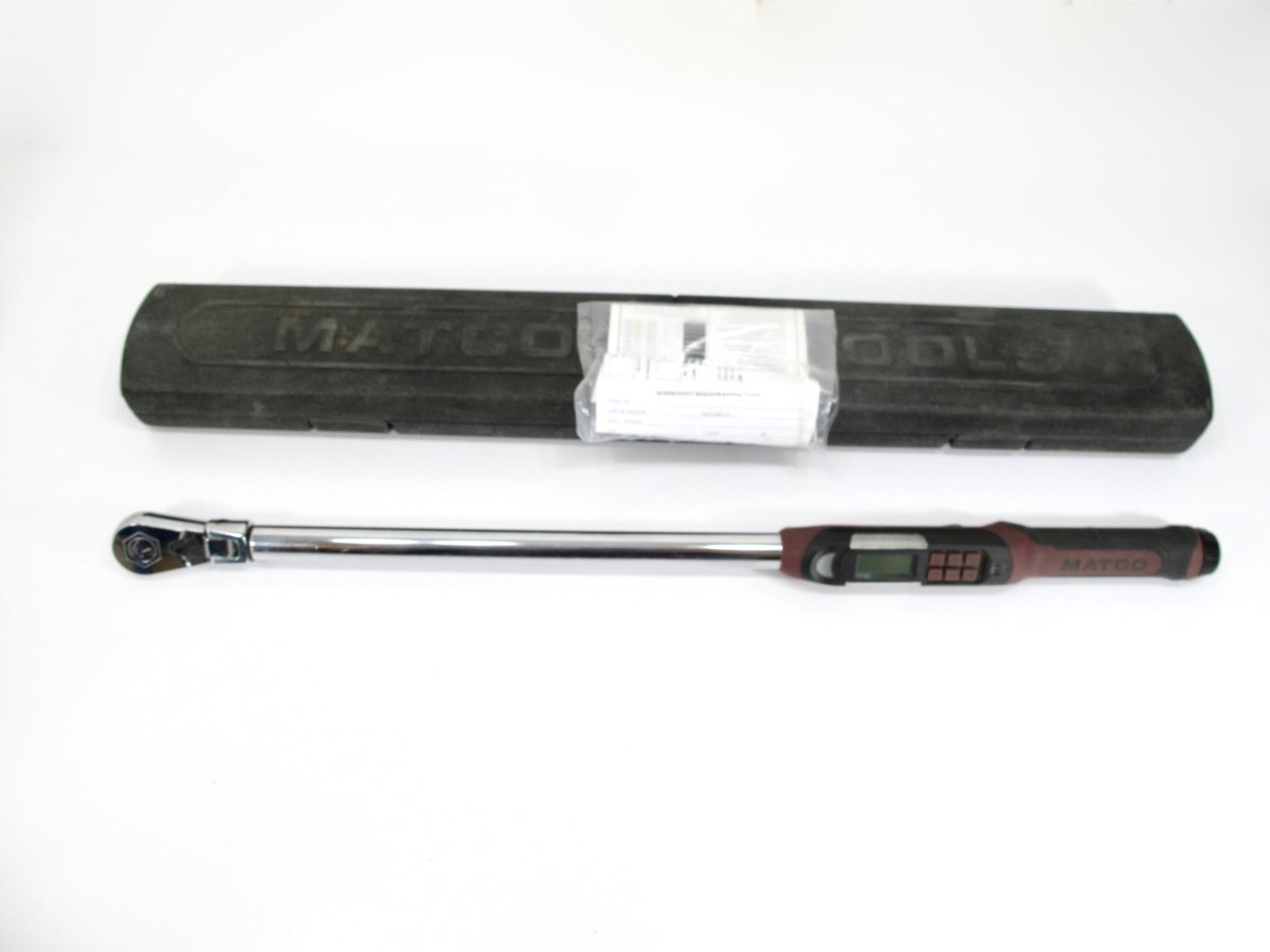 Matco ETWC300FKB 1/2” 15-300 Ft.lbs Sound and Light Up Torque Wrench ...