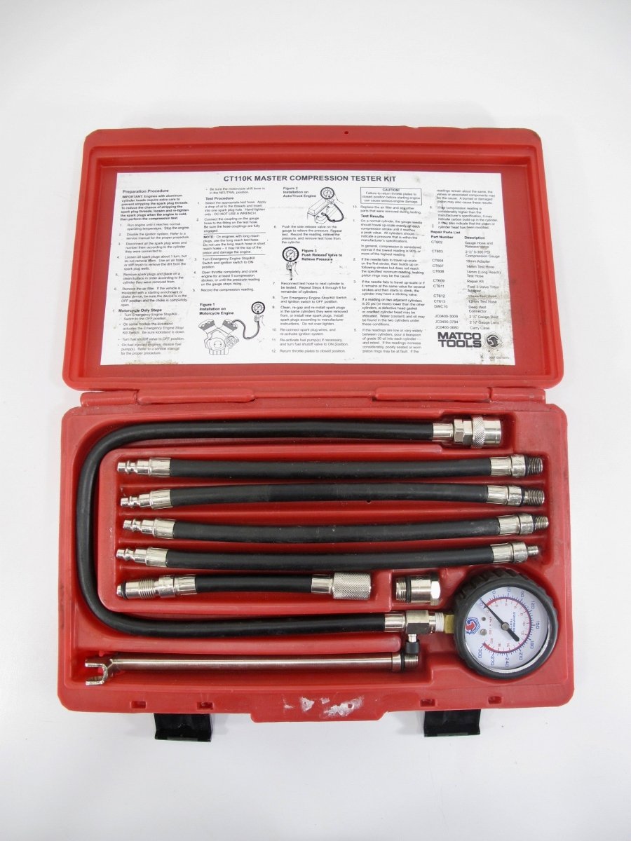 Matco Tools CT110K Master Compression Tester Kit – ZeereeZ