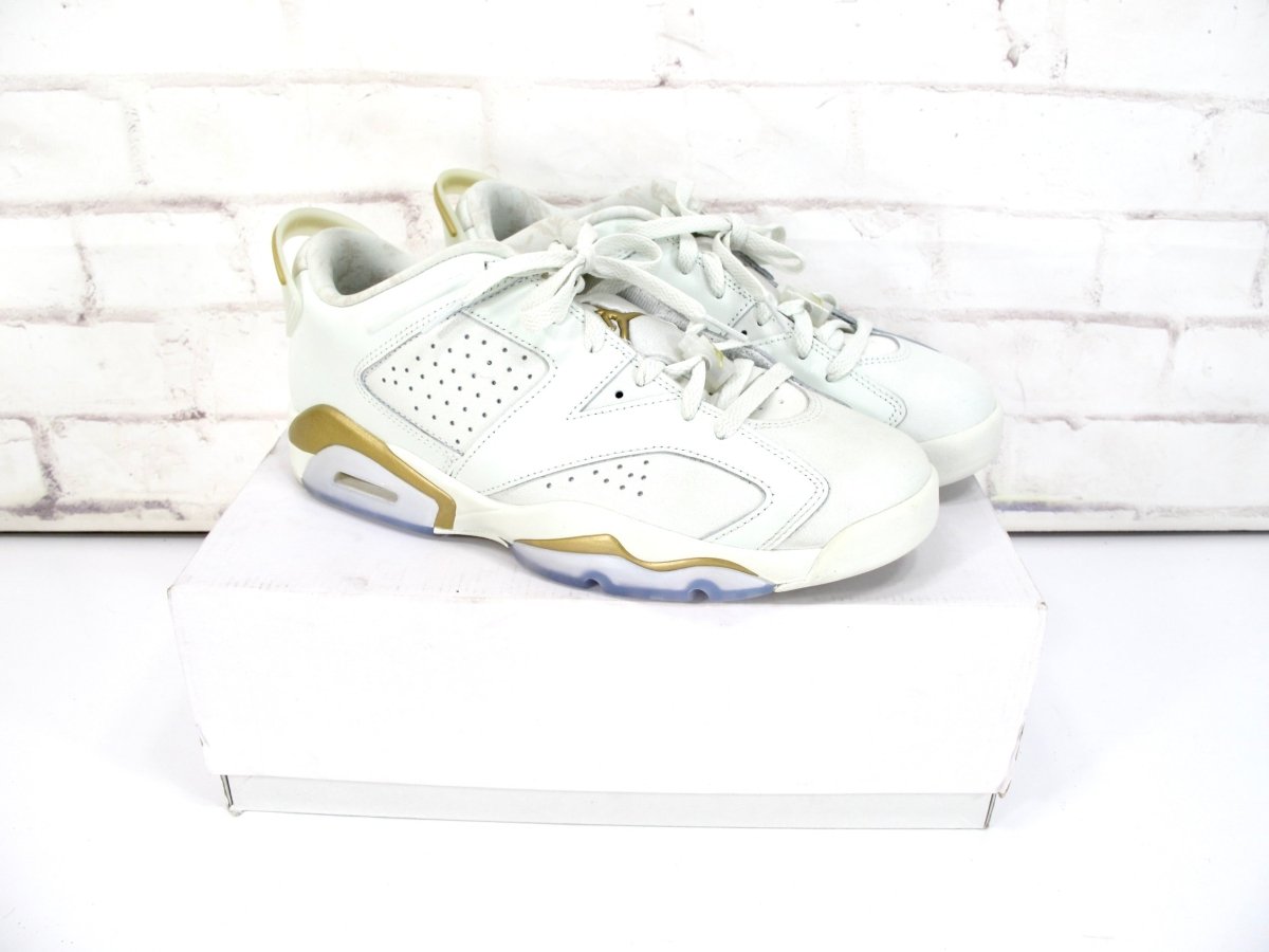 Nike Air Jordan 6 Retro Low GC "CNY" White Gold Shoes DH6928-073 Men's ...