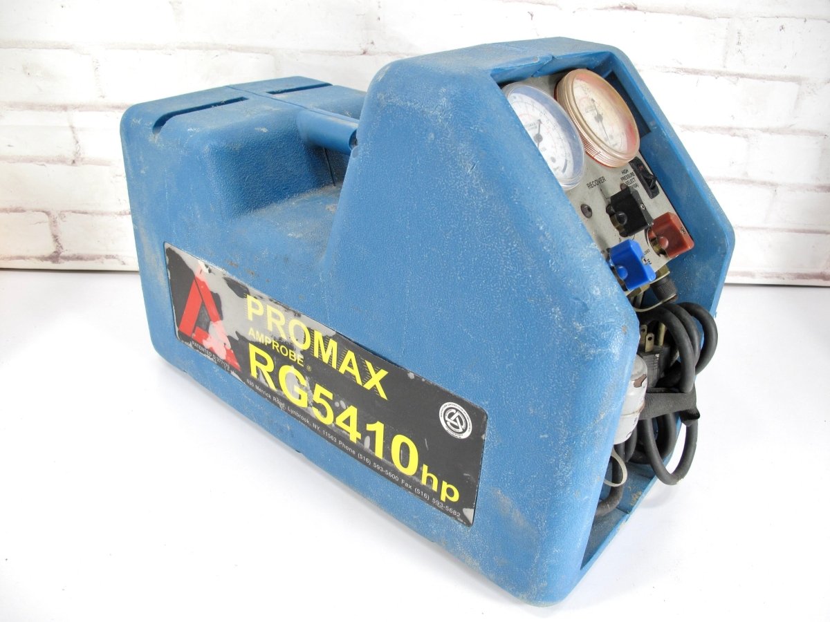 Promax RG5410 HP Air Conditioning Recovery Unit HVAC Freon Refrigerati ...