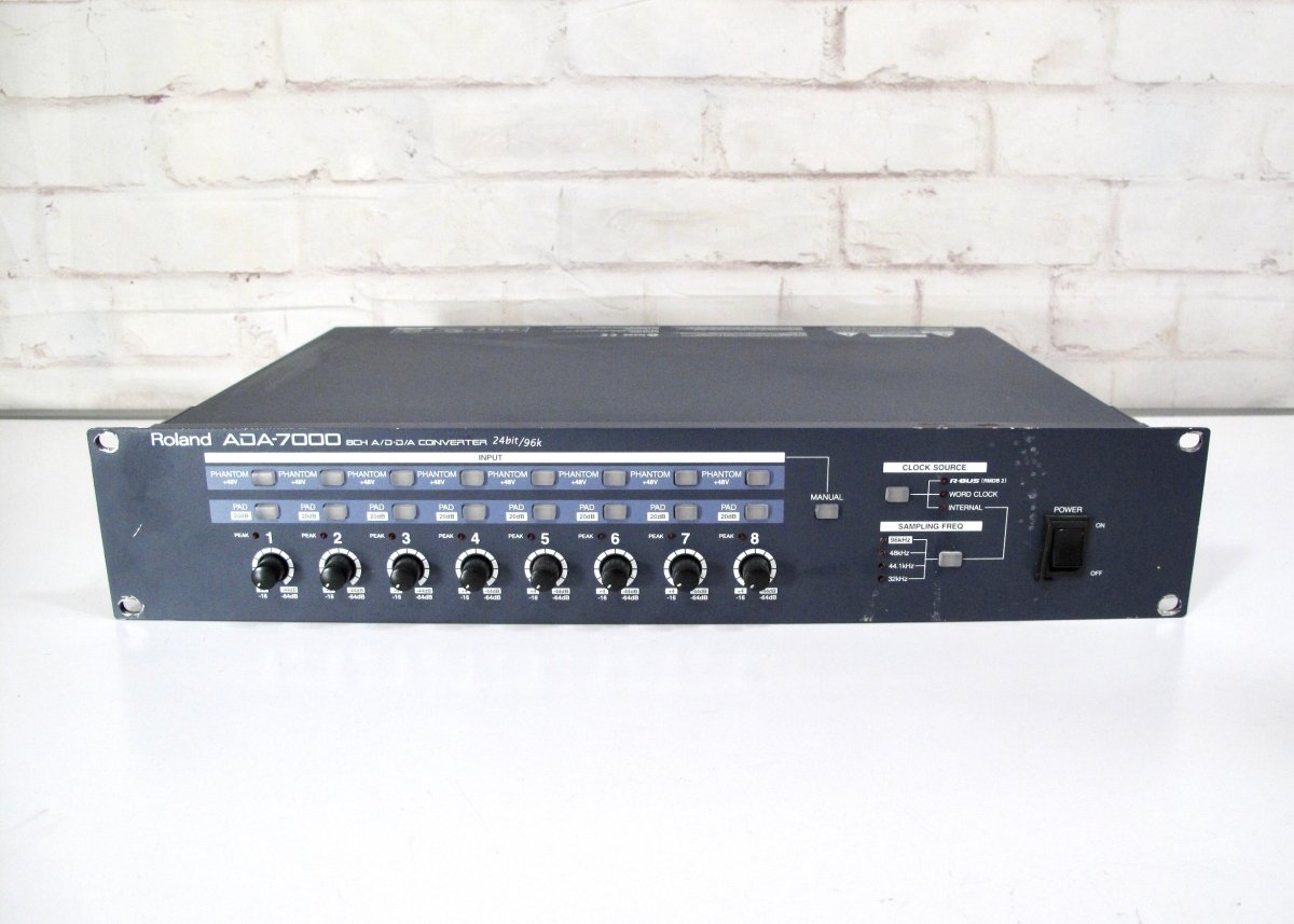 Roland ADA-7000 8-Channel A/D-D/A Converter Rack Mount I/O Expander R ...