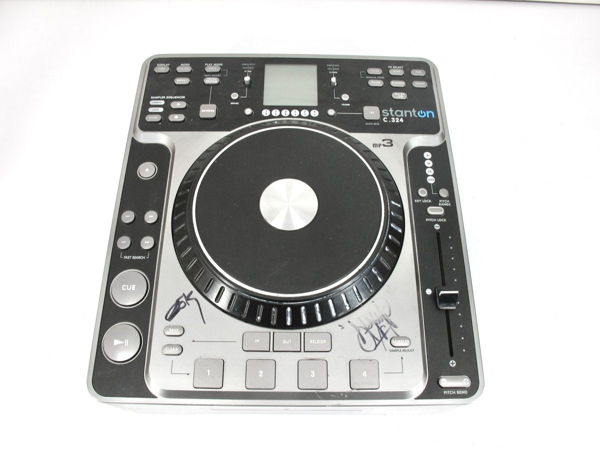 Stanton C324 Tabletop DJ Turntable/Scratch Interface Slot Drive CD Pla ...