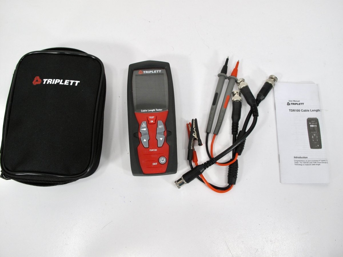 Triplett TDR100 Cable Length Tester and Time Domain Reflectometer – ZeereeZ