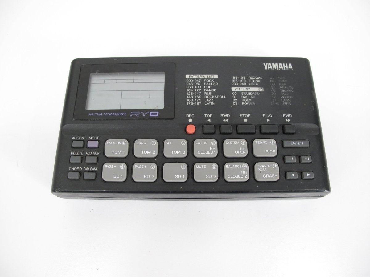 Yamaha RY8 Portable Drum Machine Rhythm Sequencer – ZeereeZ
