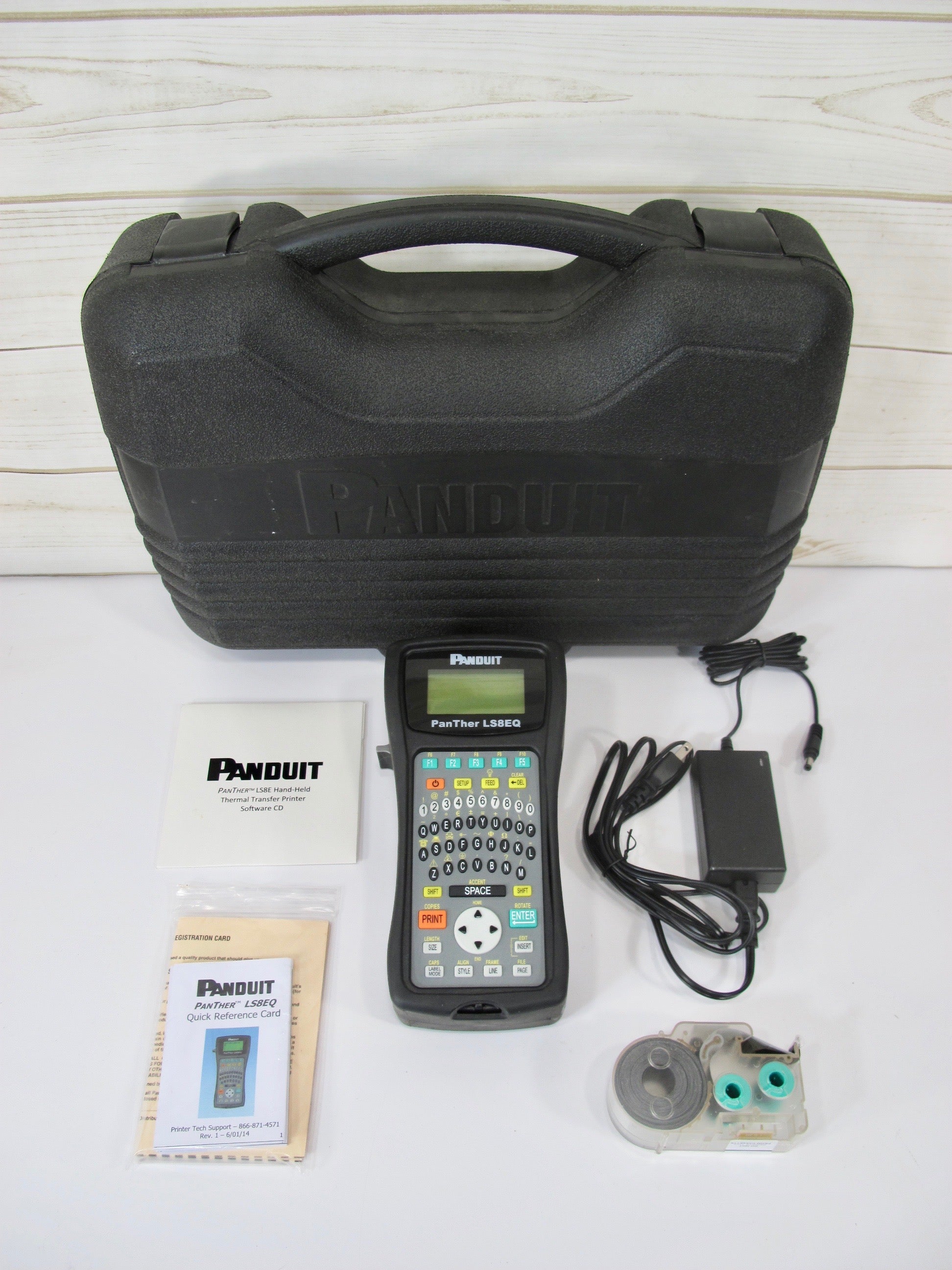 Panduit PanTher LS8EQ Handheld Portable Thermal Transfer Label Printer ...