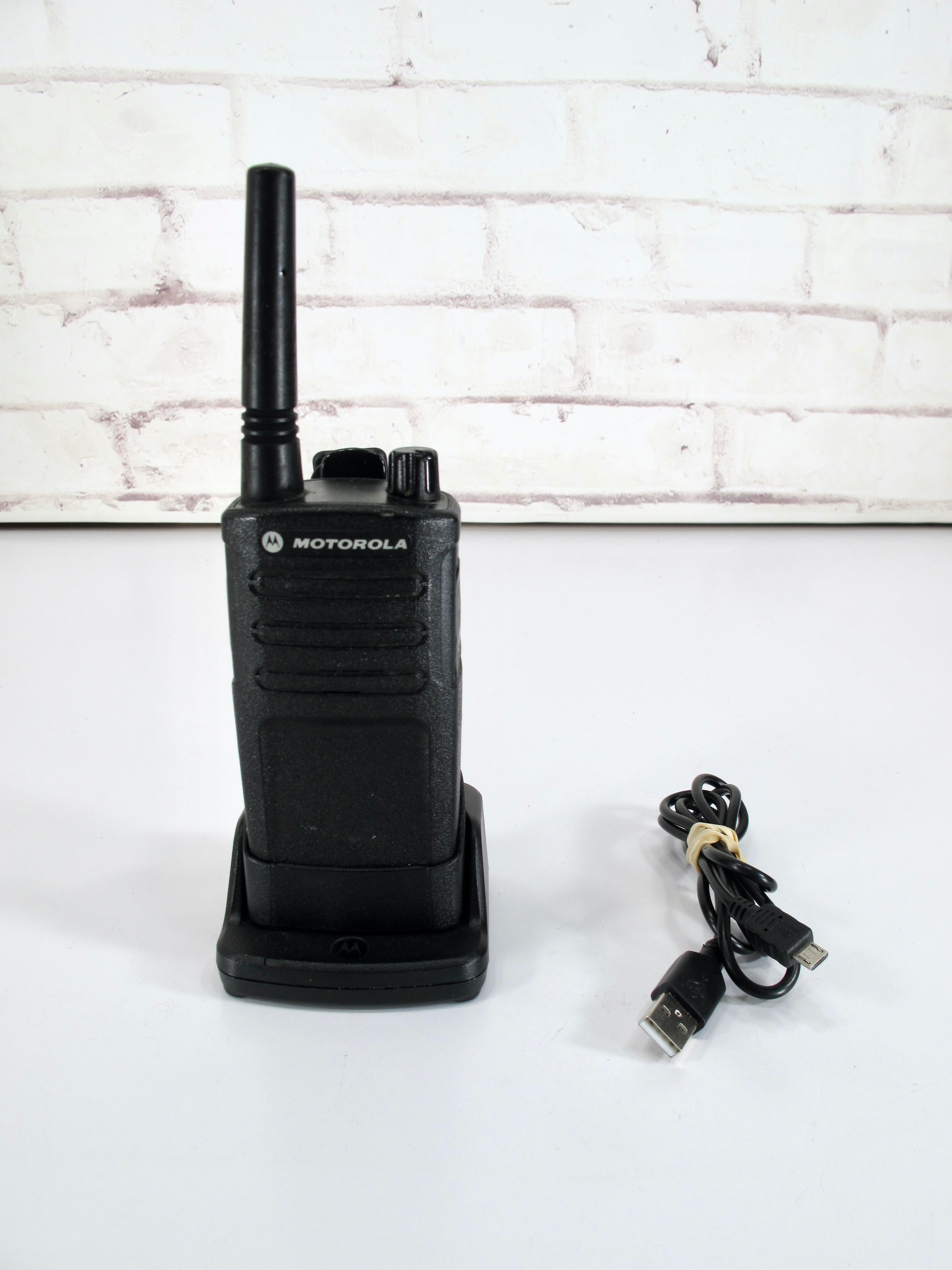 Motorola RMM2050 Two Way Radio MURS Frequencies Walkie Talkie w/ Dock ...
