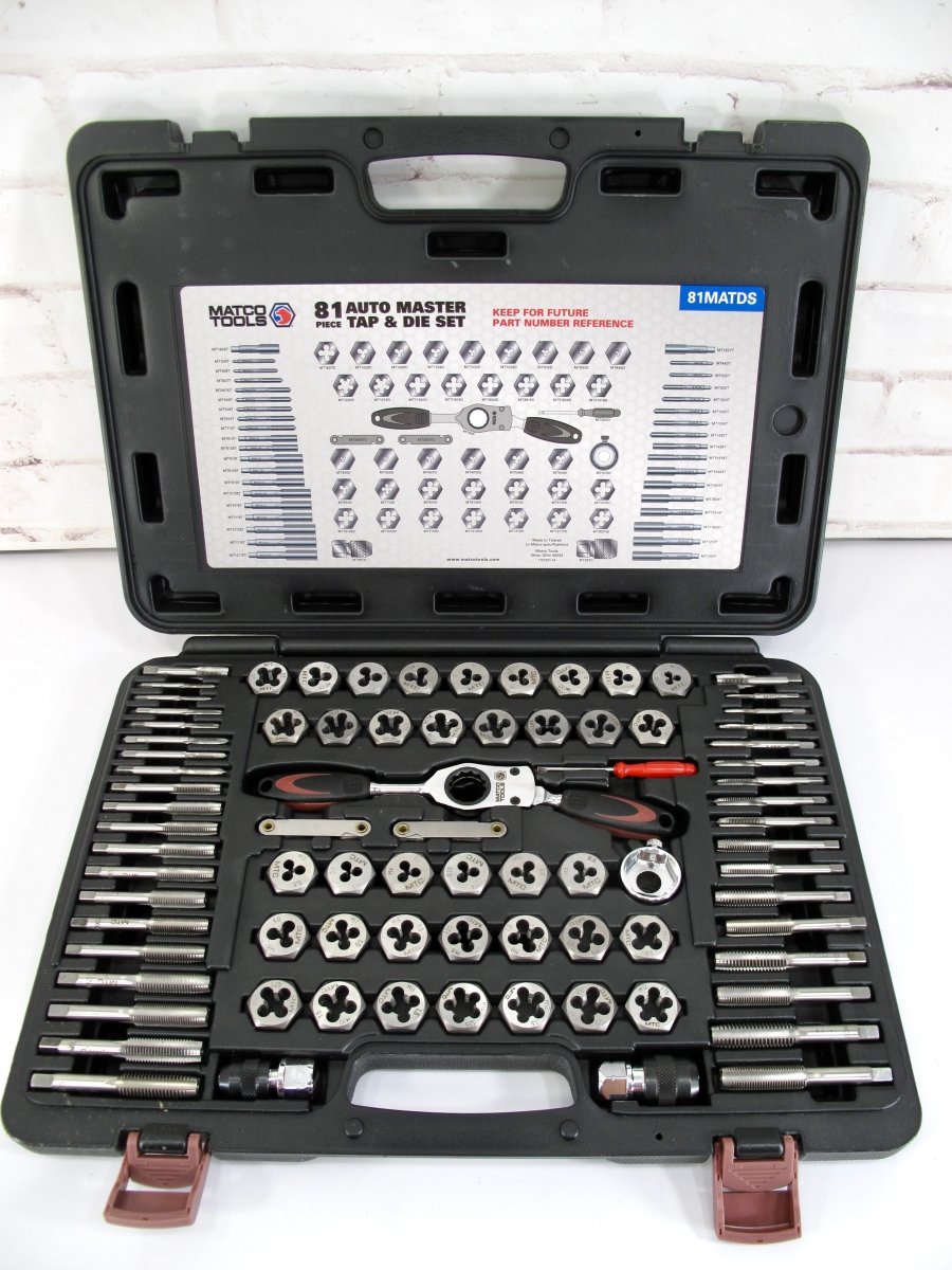 Matco Tools 81MATDS 81-Piece Auto Master Tap & Die Set Complete – ZeereeZ