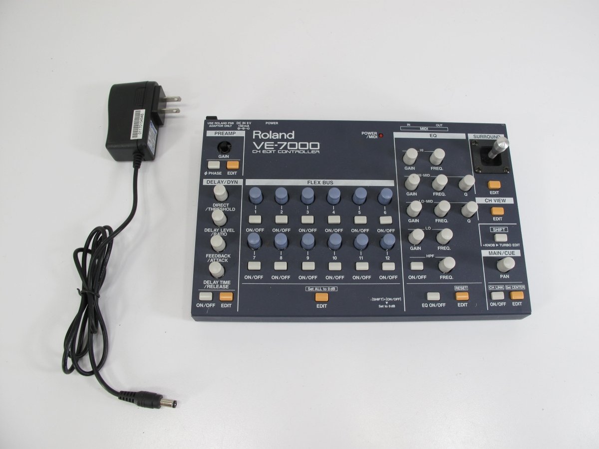 Roland VE-7000 V Series Mixing Console & VS-2480 Channel Edit Controll ...