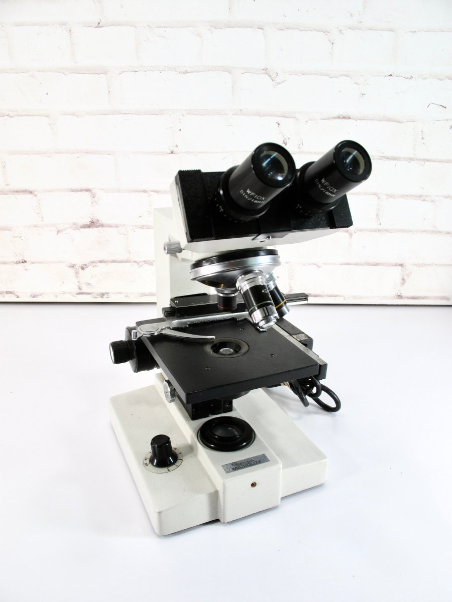 Seiler Microlux Lab Tabletop Microscope with 3 Lenses – ZeereeZ