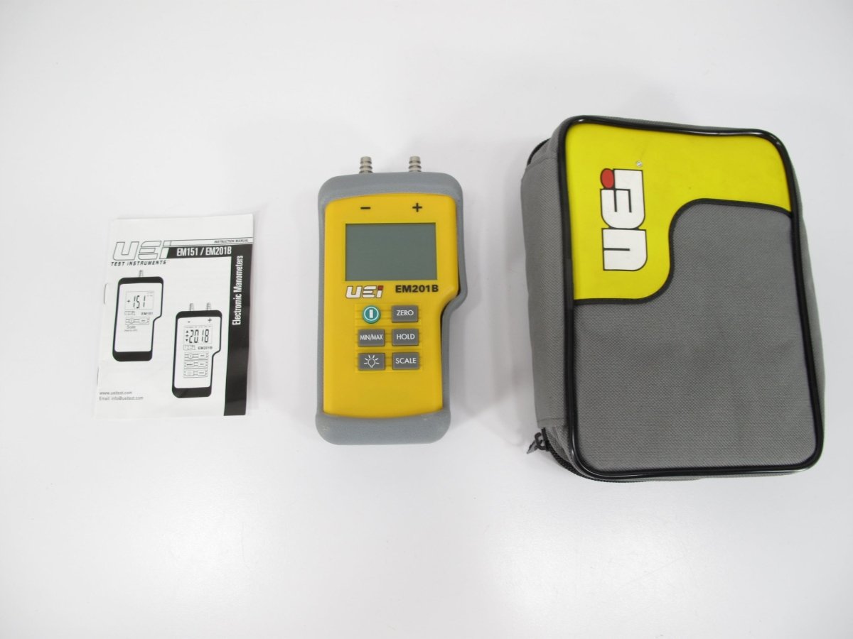 UEi Test Instruments EM201B Dual Input Differential Manometer – ZeereeZ